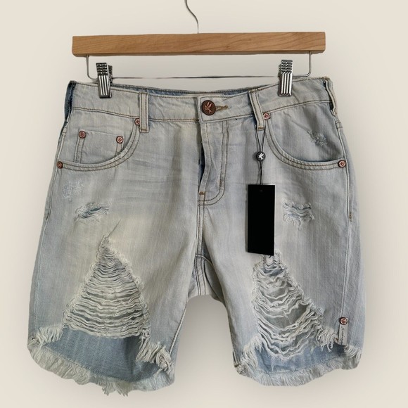 One Teaspoon | Shorts | One Teaspoon Brando Stevies Distressed Denim ...